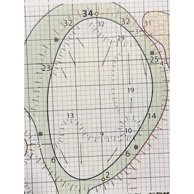 2023 TYB GREEN 3D 葛城ゴルフ倶楽部 宇刈コース （LPGA QTファイナル仕様） : TYB18 - 通販 - Yahoo!ショッピング