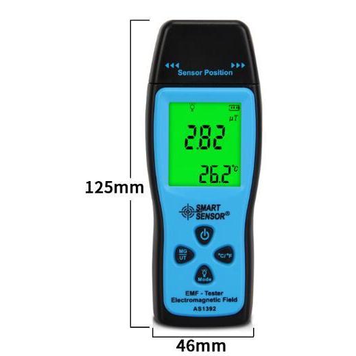 SMART SENSOR 電磁波測定器 AS1392 環境チェック 超低周波電磁波 電磁界 高圧電線/パソコン/ドライヤー/電磁調理器/電気 ...