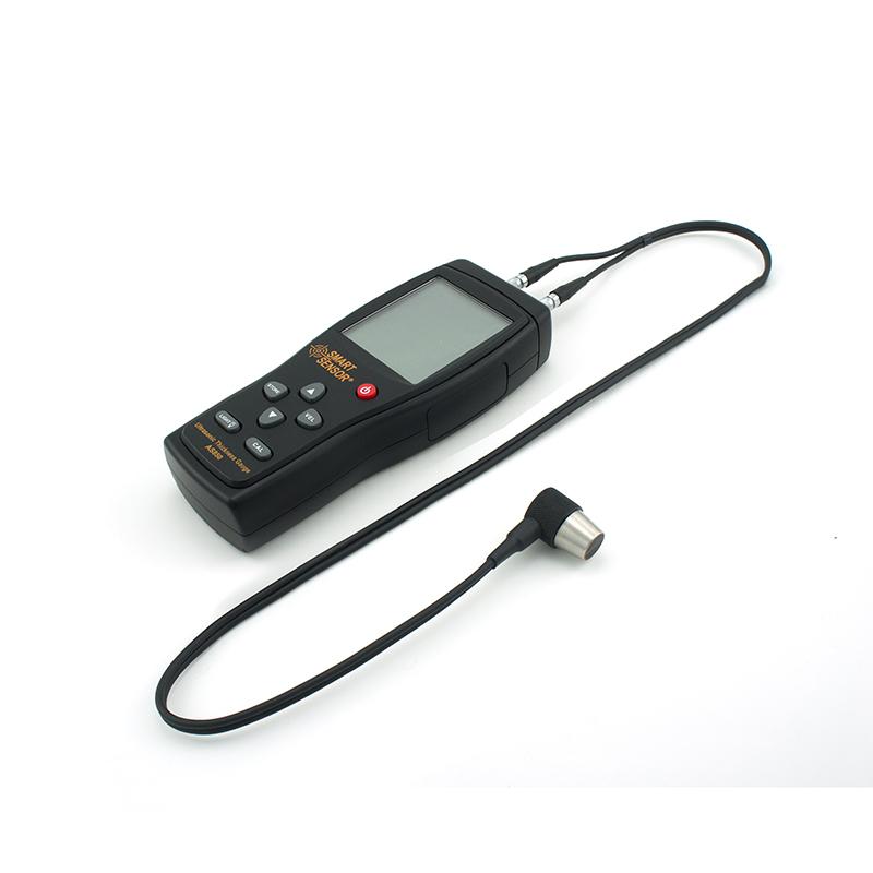 SMART SENSOR デジタル超音波厚計 AS850 鉄、アクリル、ガラス等対応 音速測定機能 メモリ機能 自動ゼロ校正 自動線形補正 ...