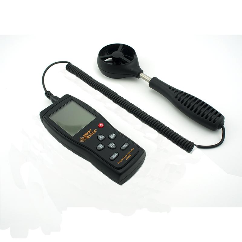 SMART SENSOR デジタル風速計 AS856 風温測定 USBインターフェース機能 風速測定 風量測定 最大値測定 最小値測定 平均値測定 データ保持機能 : サーマルカメラ・計測機器 ...