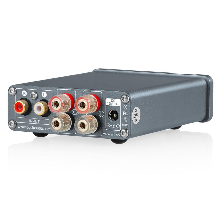 Nobsound HiFi NS-13G デジタル パワーアンプ ステレオ デスクトップオーディオアンプ トーンコントロール 200W ...