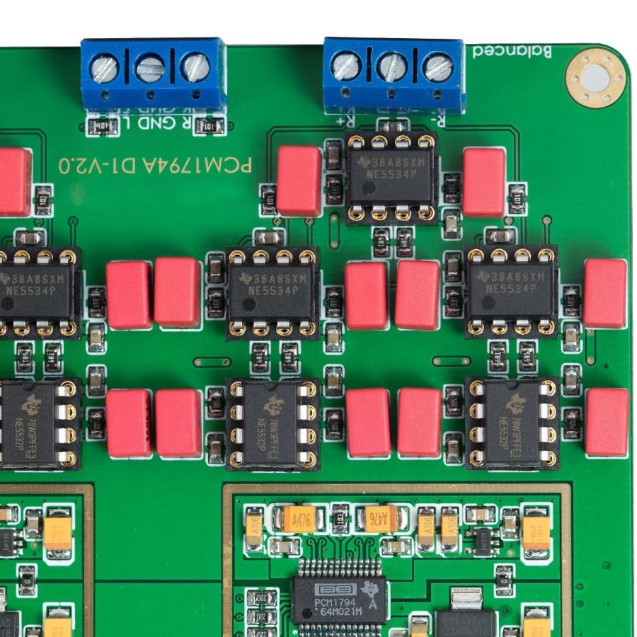 Douk Audio PCM1794A DAC デコーダ バランス型 HiFi パラレルボード 192K 金メッキ : 楽々工房 - 通販 ...