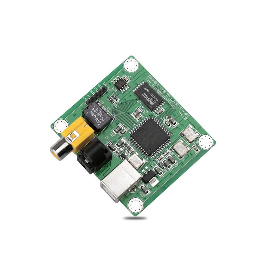 TOYOSO CM6631A USB to SPDIF コンバータ 同軸 光ファイバ 32Bit 384K アクリルケース : 楽々工房 ...