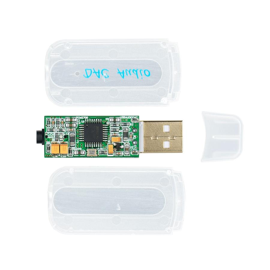 PCM2706 Mini USB DAC オーディオ HiFi サウンドカード デコーダ コンバータ ヘッドフォンアンプ OTG ...