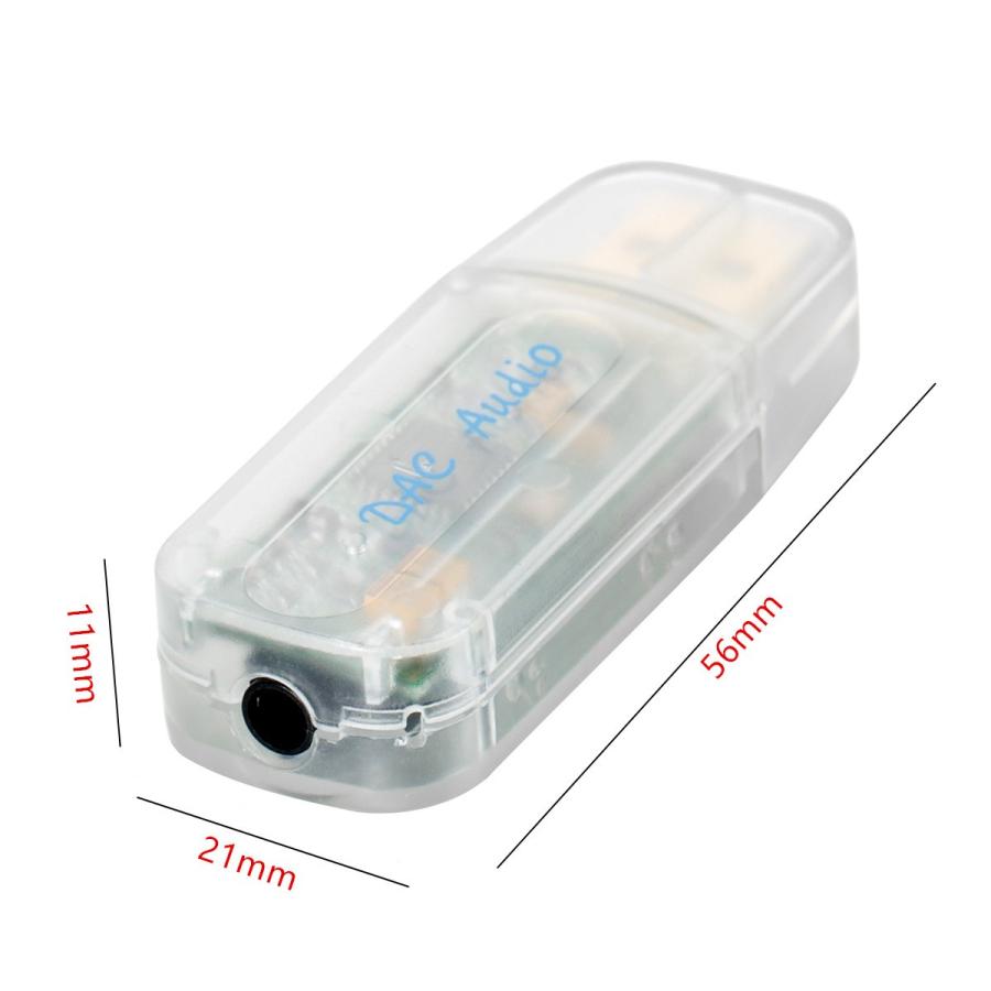 PCM2706 Mini USB DAC オーディオ HiFi サウンドカード デコーダ コンバータ ヘッドフォンアンプ OTG ...