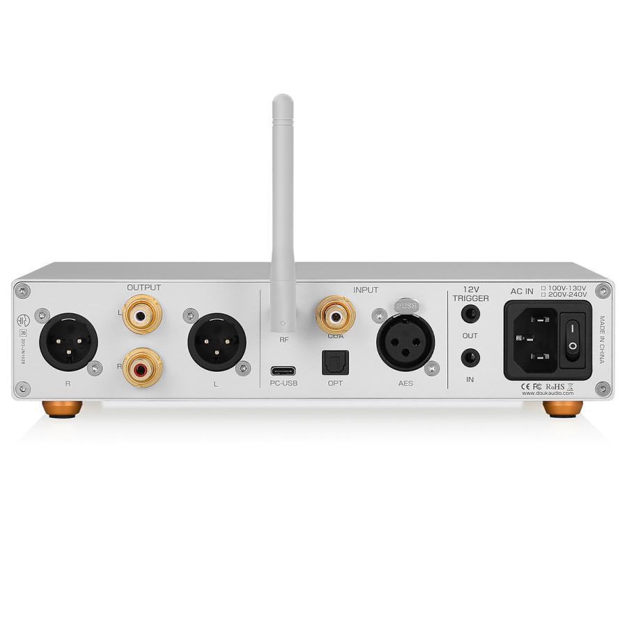 Nobsound Q100 DAC コンバーター Bluetooth5.1内蔵: aptX HD/LDAC高音質再生 真のバランス設計 AES ...