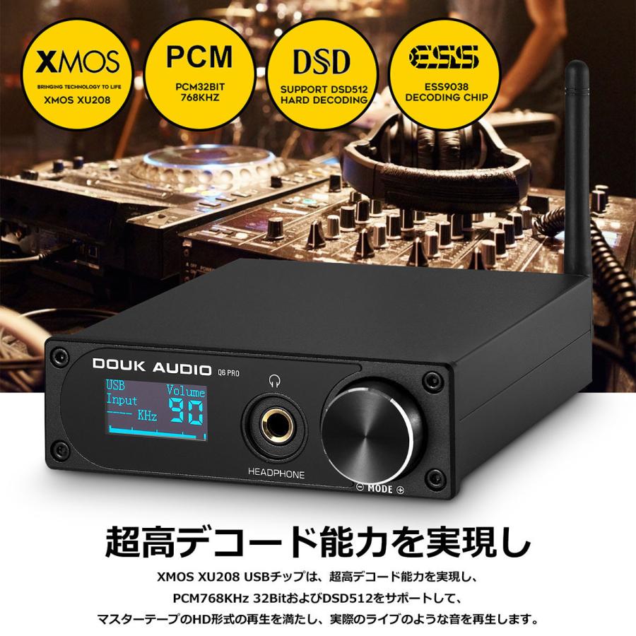 Nobsound Q6 PRO CSR8675 Bluetooth 5.0 DAC デコーダー USB / COAX OPT コンバーター ...