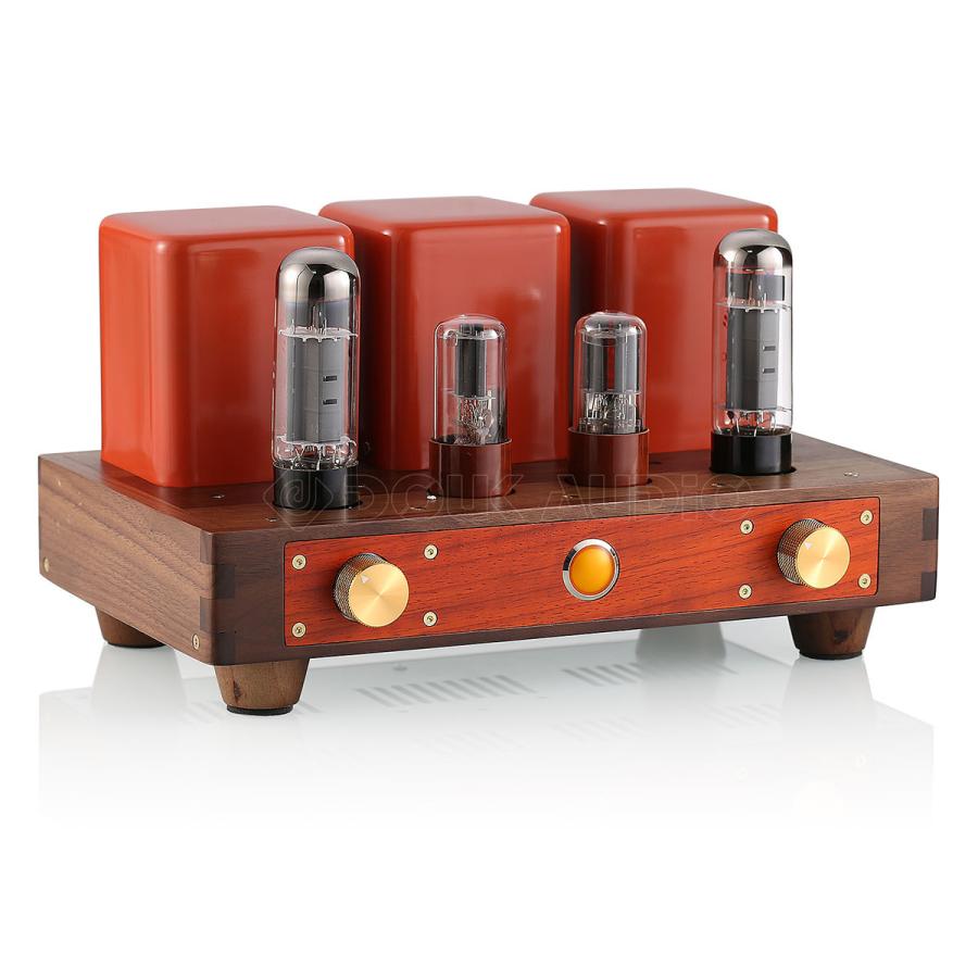 Nobsound 6SN7+EL34 真空管アンプ HiFi クラスA テーブルトップオーディオアンプ 6W+6W プリメインアンプ ...