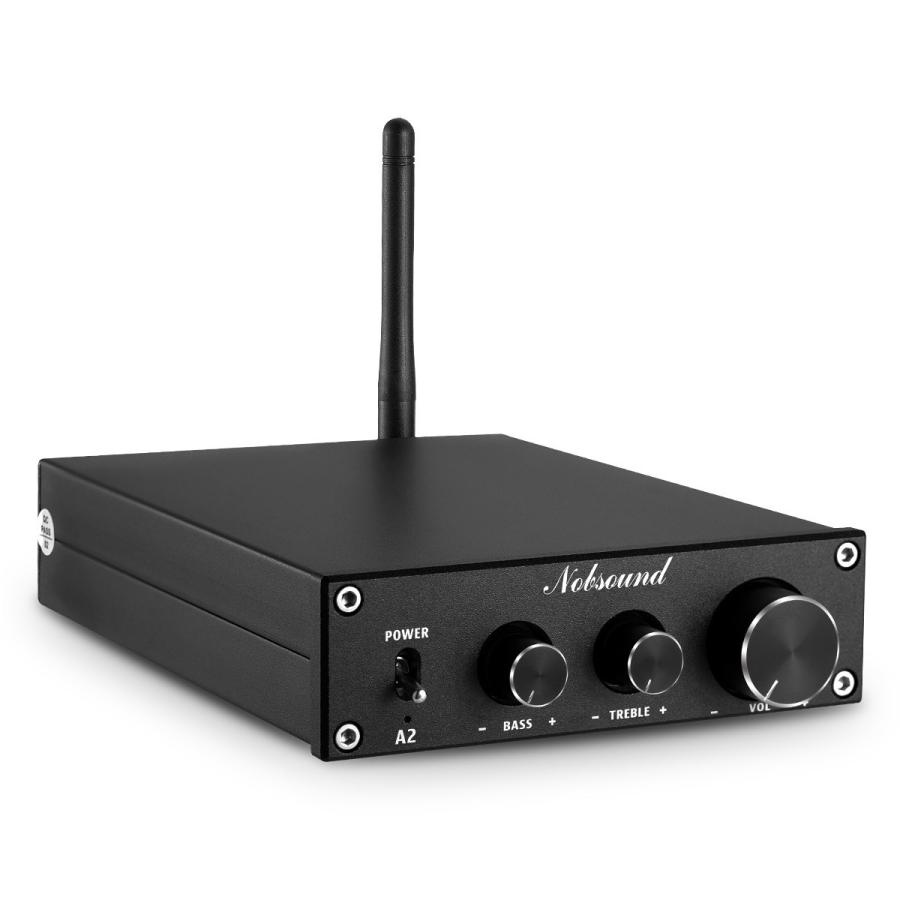 Nobsound A2 HiFi Bluetooth クラスD パワーアンプ ホーム ステレオ オーディオ アンプ APTX-LL 160W ...