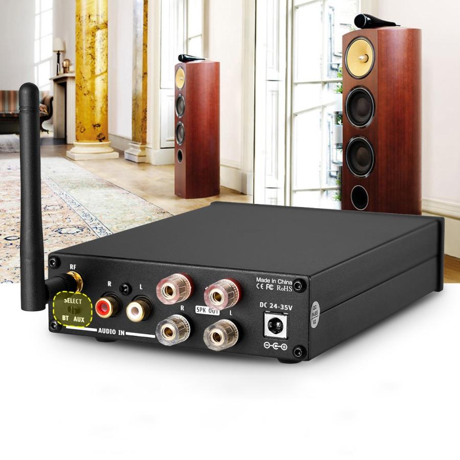 Nobsound A2 HiFi Bluetooth クラスD パワーアンプ ホーム ステレオ オーディオ アンプ APTX-LL 160W ...