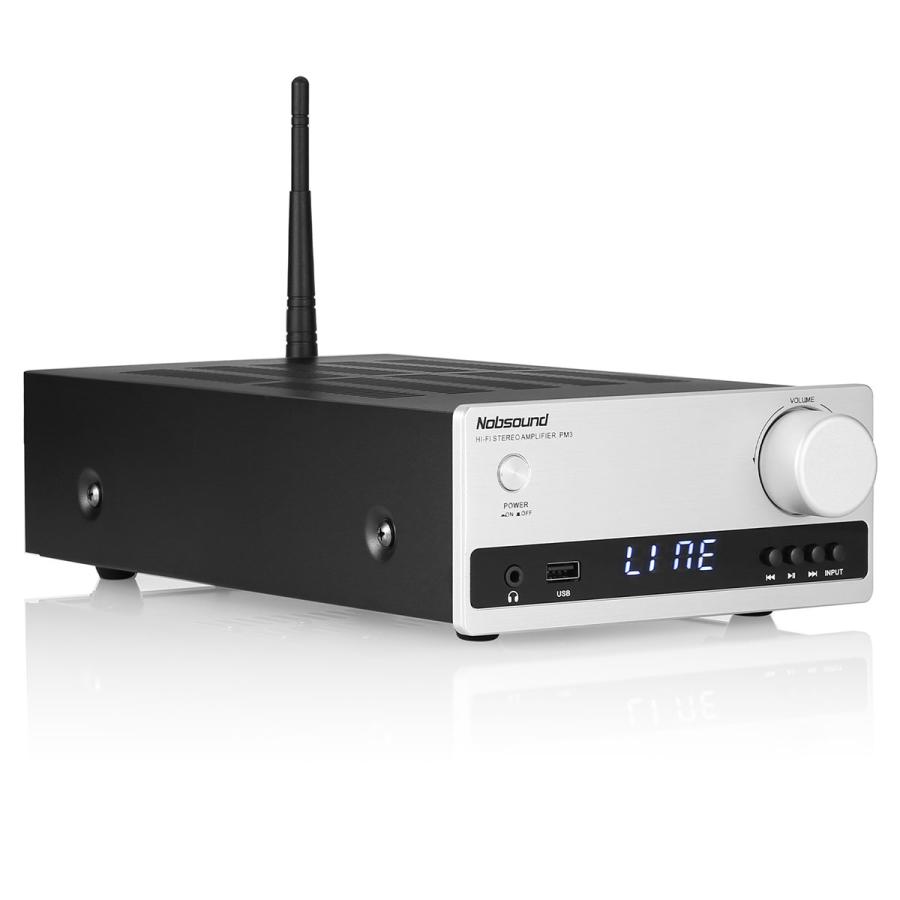 Nobsound PM3 デジタルアンプ DAC内蔵 ブルートゥース5.0 光 デジタル入力 ハイレゾ 192kHz/32bit対応 USB ...