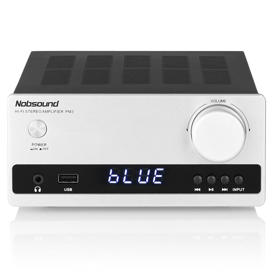 Nobsound PM3 デジタルアンプ DAC内蔵 ブルートゥース5.0 光 デジタル入力 ハイレゾ 192kHz/32bit対応 USB ...