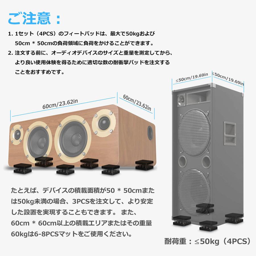 3/4パックウッド + スプリング 耐衝撃 マットパッド スピーカー 3/4パックウッド + スプリング 耐衝撃 マットパッド スピーカー