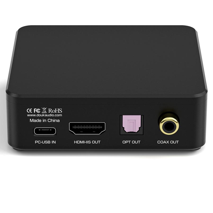 Douk Audio U2 PRO USB デジタルインターフェース XMOS XU316搭載 光/同軸/I2S出力 DSD512対応 ...