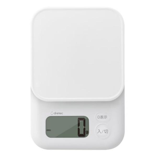 ドリテック デジタルスケール「ガナッシュ」 KS-733WT 2kg ホワイト キッチンスケール : dretec-ks733wt : 厨房・Byonho - 通販 - Yahoo!ショッピング