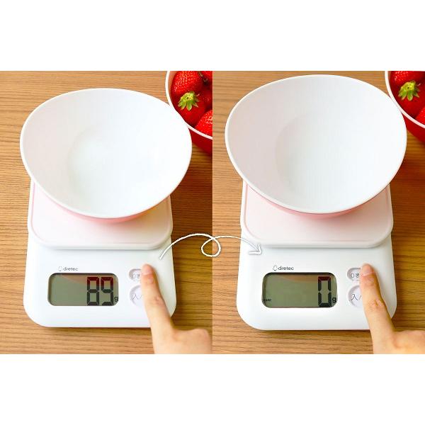 ドリテック デジタルスケール「ガナッシュ」 KS-733WT 2kg ホワイト キッチンスケール :dretec-ks733wt:厨房・Byonho - 通販 - Yahoo!ショッピング