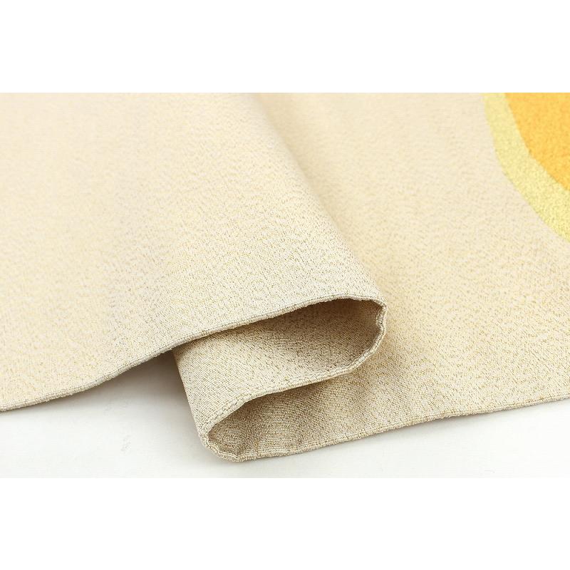 中古 名古屋帯 リサイクル レディース 正絹 ベージュ ゴールド 綴れ帯 つづれ帯 長さ365cm 幅30.5cm 仕立て上がり帯 フォーマル リサイクル帯 あすつく対応 : 5240 ...