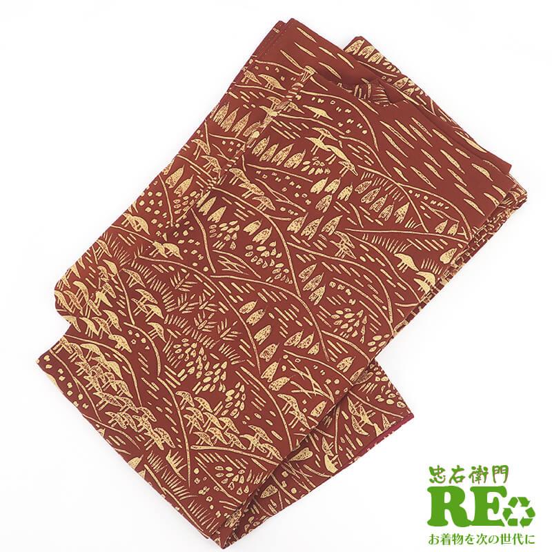 中古 小紋 小紋着物 レディース 正絹 茶色 ろうけつ染め風 風景柄 リメイク用 着用不向き リサイクル着物 即日発送 : リサイクル着物 忠右衛門 - 通販 - Yahoo!ショッピング