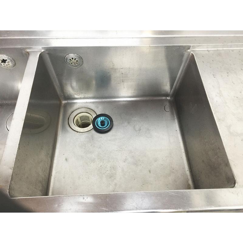 DA0824 | 2槽シンク 水切り台付 W1500×D600×H800(BG950)mm 厨房用 業務用 中古 ステンレス 流し台 : U-CLUB - 通販 - Yahoo!ショッピング