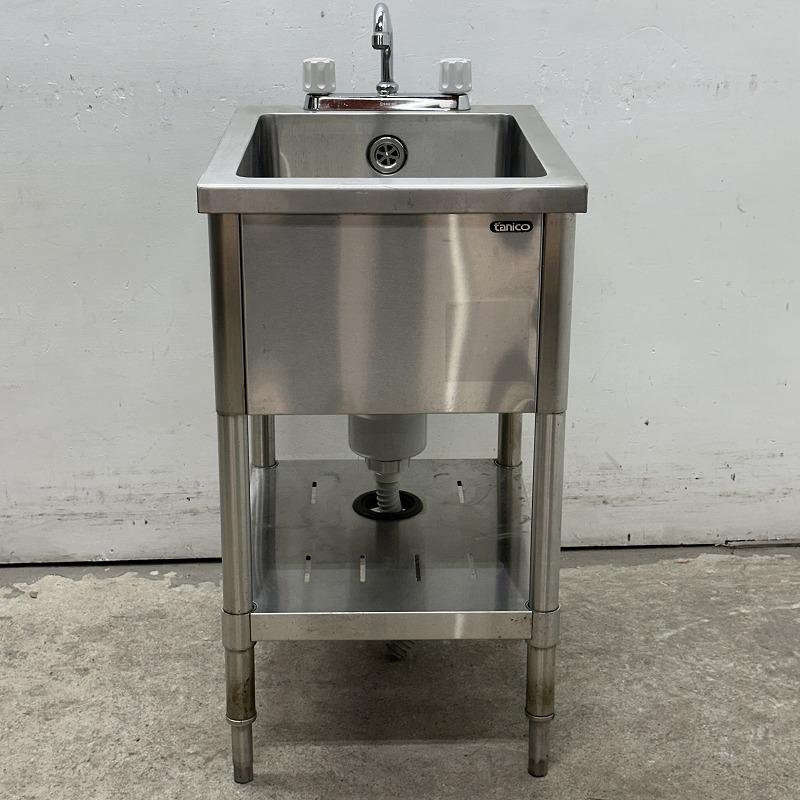 ★ED2118 | 1槽シンク タニコー カラン付き W450×D600×H800mm 厨房用 業務用 中古 ステンレス 流し台 : U-CLUB - 通販 - Yahoo!ショッピング