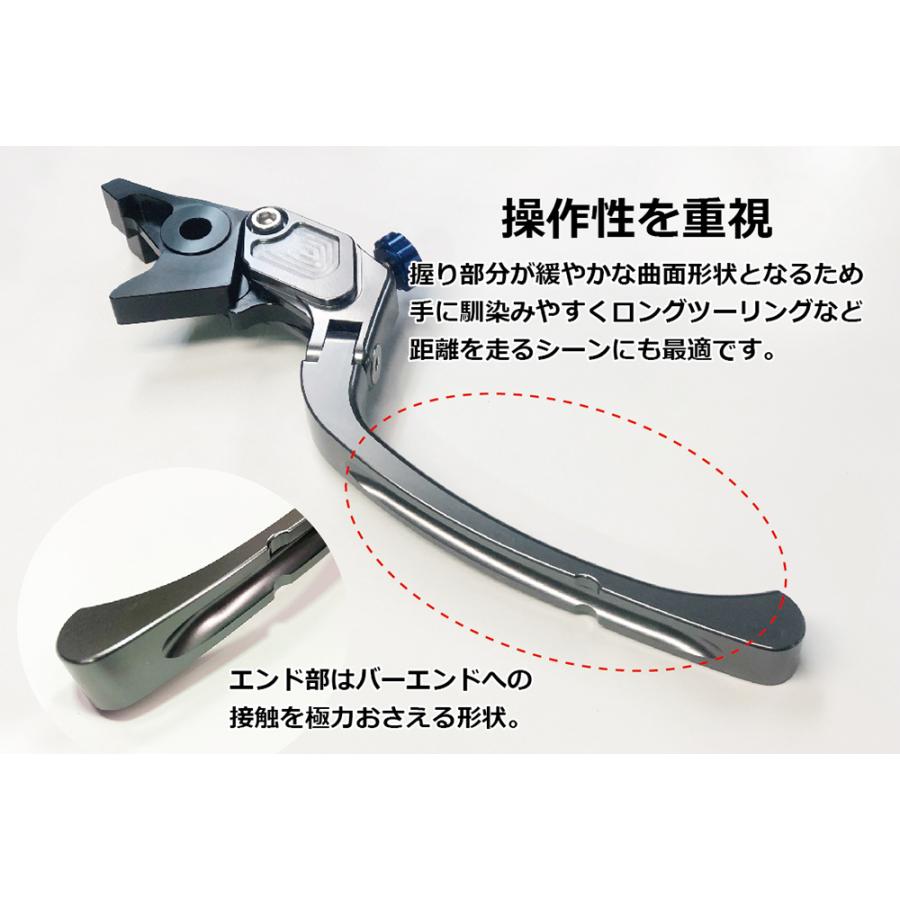 U-KANAYA UK ユーカナヤ Harley-Davidson ハーレー X350 X500 ('24〜) アルミ レバー セット TYPE-C クイックタイプ ミドル クラッチ ブレーキ ...