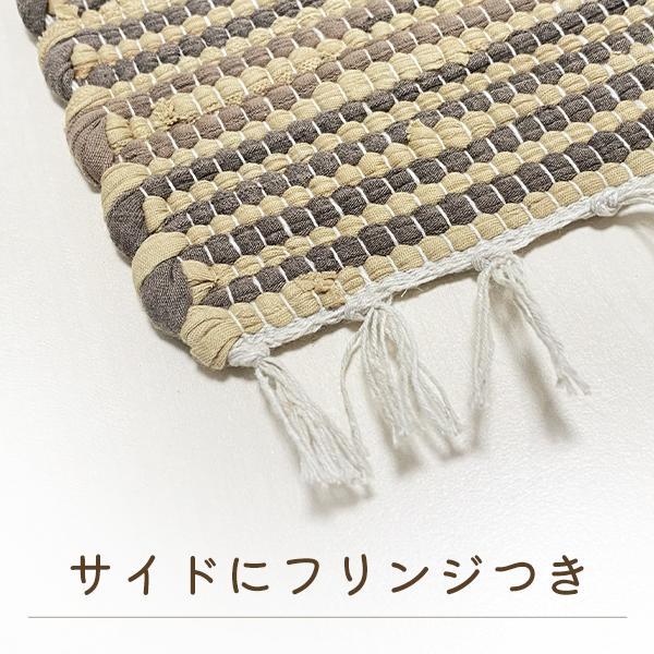 玄関マット 大判 コットンマット 60×50cm 洗える ハンドメイド 室内 ドア キッチン 玄関 マット インテリア おしゃれ 新生活 送料無料- 60N : U-NETヤフーショッピング店 ...