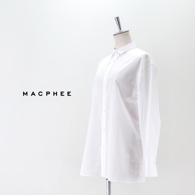 MACPHEE (SALE 40%OFF)TOMORROWLAND マカフィー レディース イージーケア バックギャザーシャツ(12-01-34-01101)(2023FW)(返品交換不可 ...