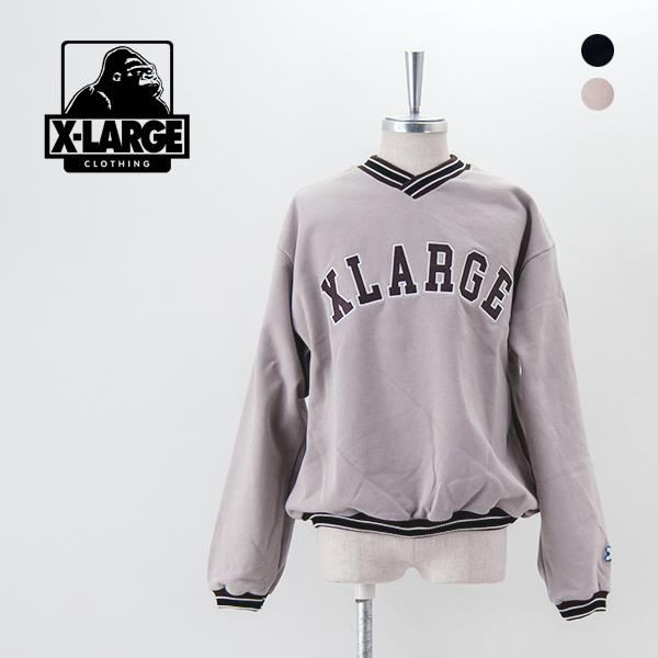 XLARGE エクストララージ メンズ リブライン Vネックスウェットシャツ(101243012010)(2024FW) : 26422 ...