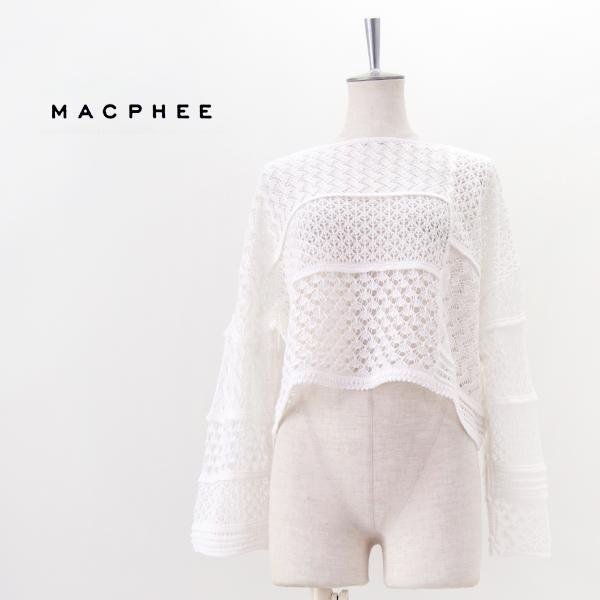 MACPHEE TOMORROWLAND マカフィー レディース レーシーギマ ボートネックプルオーバー(12-02-52-02609)(2025SS) : ユナイテッドオーク - 通販 ...
