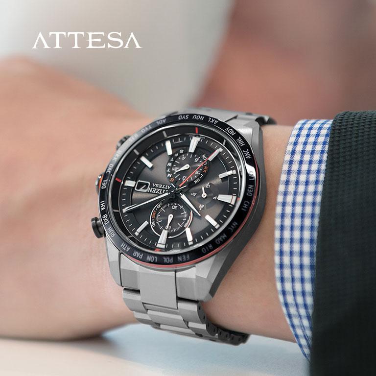 CITIZEN ATTESA シチズン アテッサ ACT Line エコ・ドライブ 電波時計 AT8189-61E 腕時計 時計 ウォッチ ...