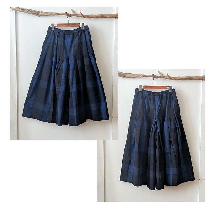 D*g*y Dgy ディージーワイ 裏地付きチェック柄ワイドパンツ ボトムス レディース ゆったり 快適 ウエストゴム 起毛コットン 暖か 秋 冬 : urala うらら - 通販 ...