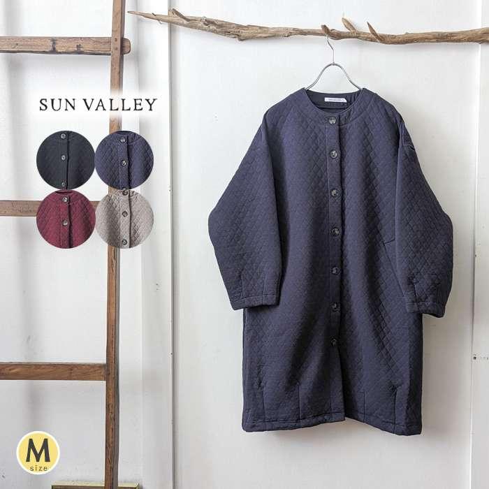 【セール30％】SUNVALLEY サンバレー キルティング中綿ロングコート レディース 秋冬 アウター ノーカラー 前開き 大人かわいい 大人カジュアル 秋 冬 : sv-se6004237 ...
