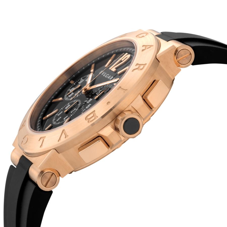 ディアゴノ ブルガリ BVLGARI メンズ 時計 Diagono 自動巻 ブラック DGP41BGVDCH(102770) 腕時計 ブランド ...