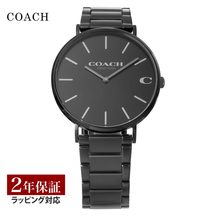 COACH 【ポイント5倍】 コーチ メンズ 時計 CHARLES チャールズ クォーツ ブラック 14602431 腕時計 高級腕時計 ...