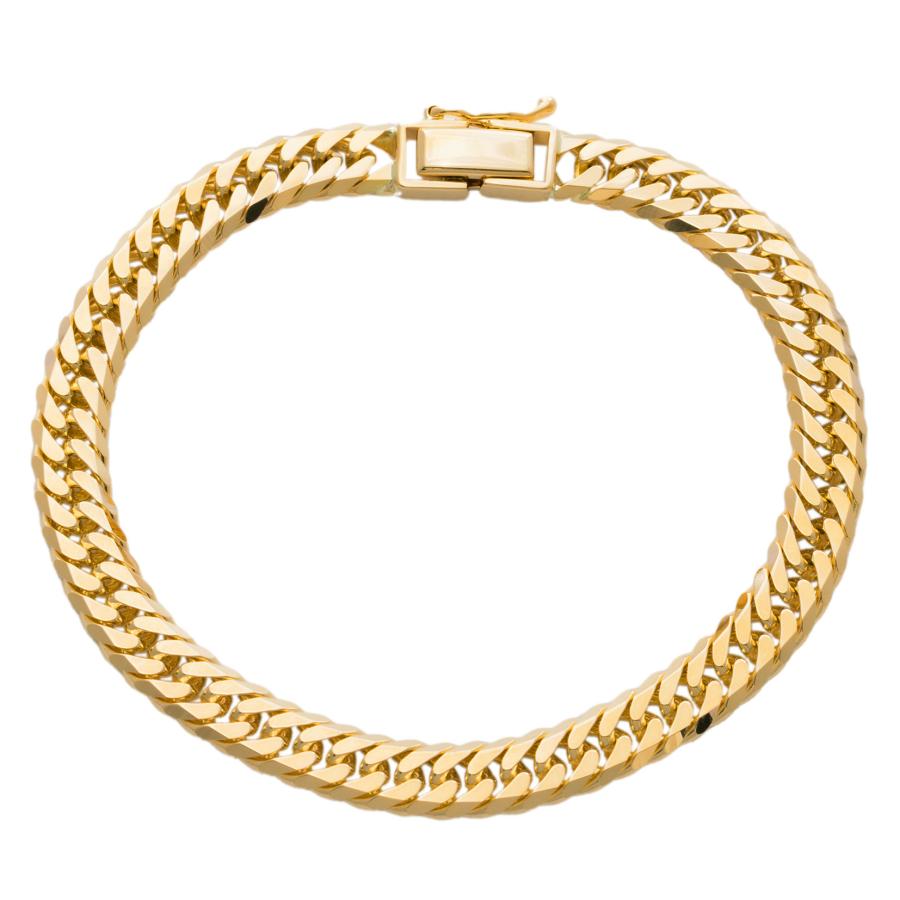 喜平 ブレスレット 18cm 20g 6面ダブル 6W ダブル ダブル喜平 18金 K18 金18 18K ゴールド 金無垢 金 Eternity Radiance Gold 造幣局マーク ...