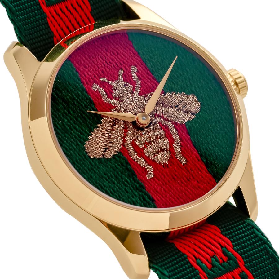 G-Timeless グッチ GUCCI メンズ レディース 時計 G-TIMELESS Gタイムレス クォーツ ユニセックス グリーン ...
