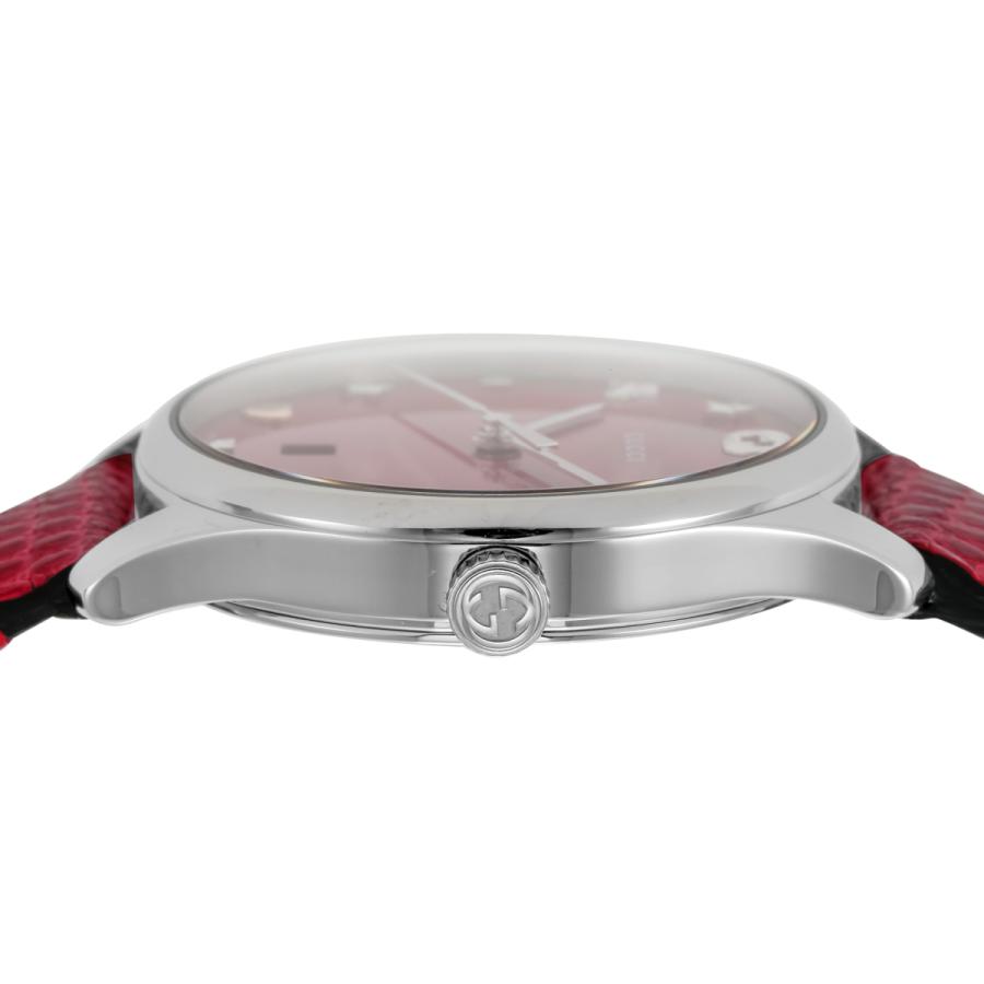 G-Timeless グッチ GUCCI レディース 時計 G-TIMELESS Gタイムレス クォーツ レッドパール YA126584 腕 ...