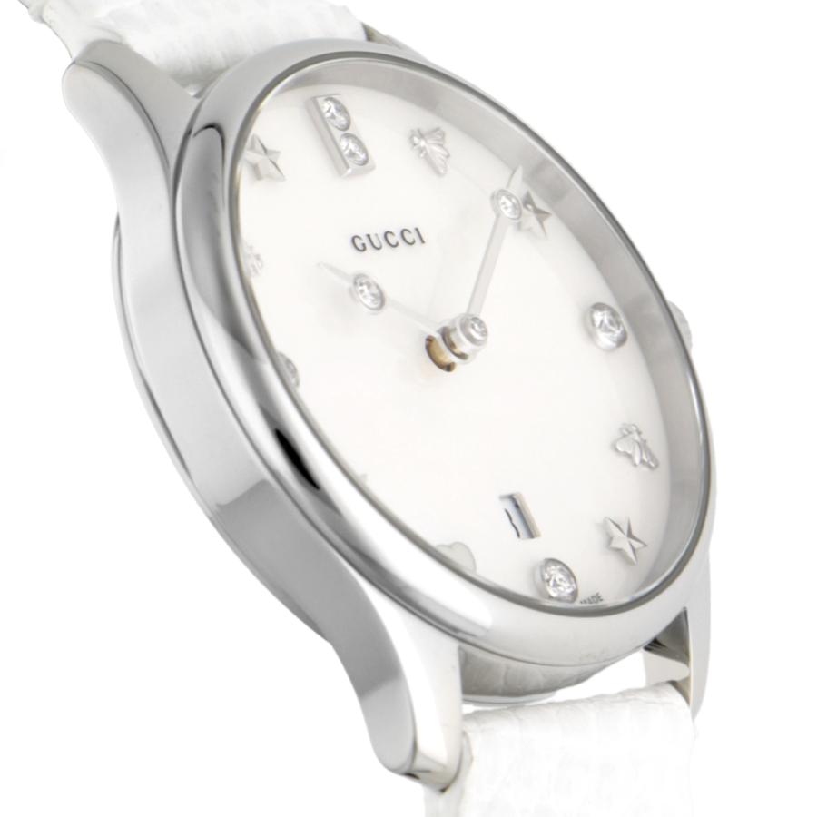 G-Timeless グッチ GUCCI レディース 時計 G-TIMELESS Gタイムレスクォーツ ホワイトパール YA126597 腕 ...