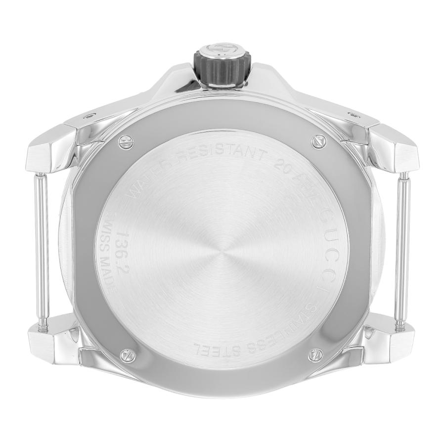 GUCCI 【当店限定】 グッチ メンズ 時計 DIVE ダイブ クォーツ ブラック YA136209A 腕時計 ブランド : U ...