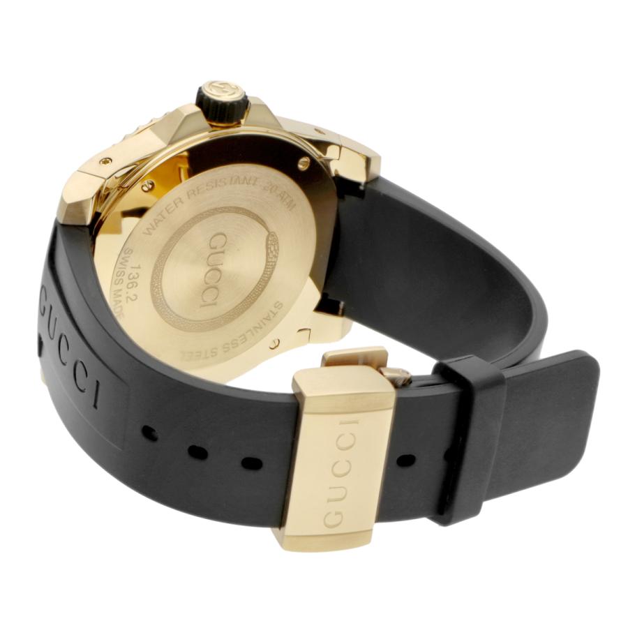 グッチ GUCCI メンズ 時計 DIVE ダイブ クォーツ ブラック YA136219 時計 腕時計 高級腕時計 ブランド 【ローン金利無料 ...
