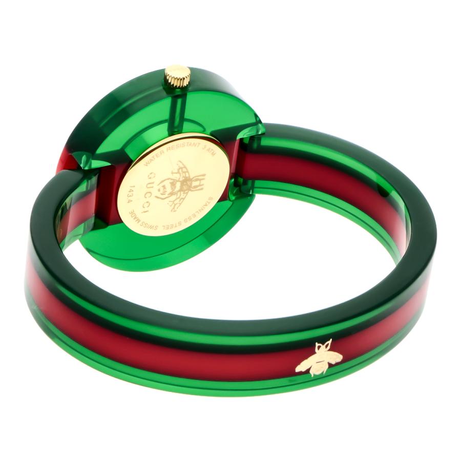 GUCCI グッチ レディース 時計 VINTAGEWEB/PLEXIGLASWATCH クォーツ ホワイトパール YA143403 腕時計 ...