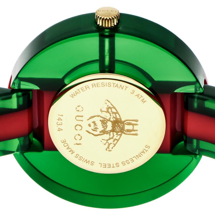 GUCCI グッチ レディース 時計 VINTAGEWEB/PLEXIGLASWATCH クォーツ ホワイトパール YA143403 腕時計 ...
