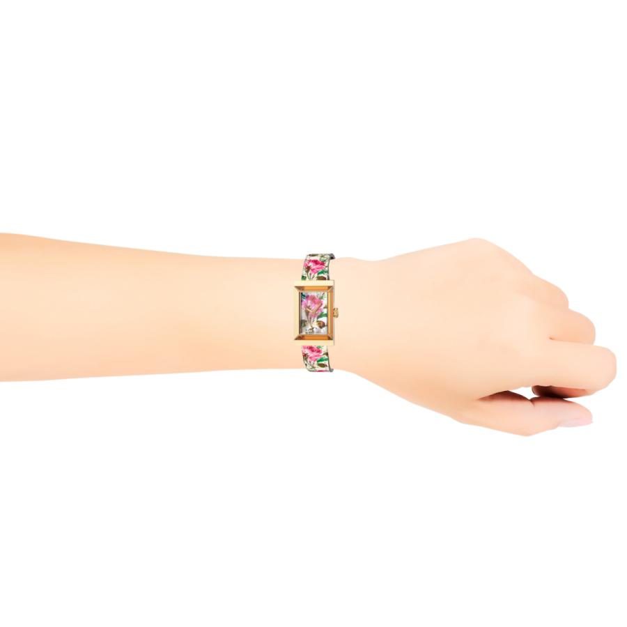 GUCCI 【当店限定】 グッチ レディース 時計 G-FRAME Gフレーム クォーツ ホワイトパール×ピンク YA147406 腕時計 ...
