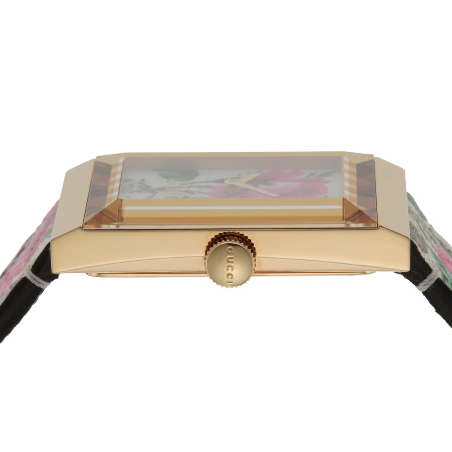 GUCCI 【当店限定】 グッチ レディース 時計 G-FRAME Gフレーム クォーツ ホワイトパール×ピンク YA147406 腕時計 ...