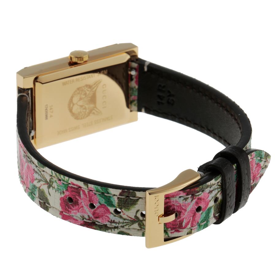 GUCCI 【当店限定】 グッチ レディース 時計 G-FRAME Gフレーム クォーツ ホワイトパール×ピンク YA147406 腕時計 ...