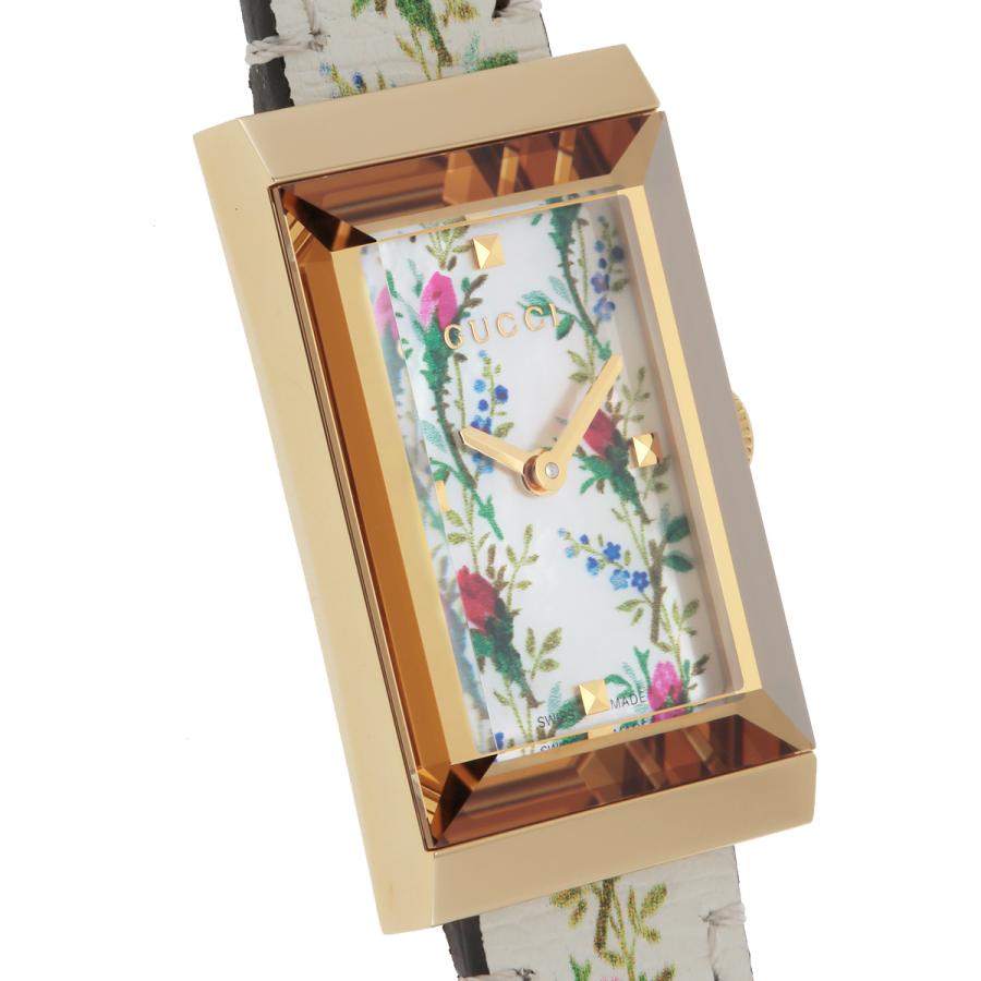 GUCCI グッチ レディース 時計 G-FRAME Gフレーム クォーツ ホワイト YA147407 腕時計 ブランド 【ローン金利無料 ...