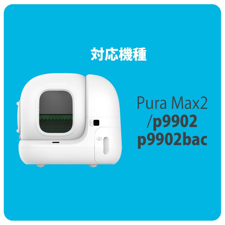 PETKIT ペットキット ごみ袋2本40枚 P9902（Pura Max2）専用 petkit 猫 ペット用 猫砂 ゴミ袋 : U ...