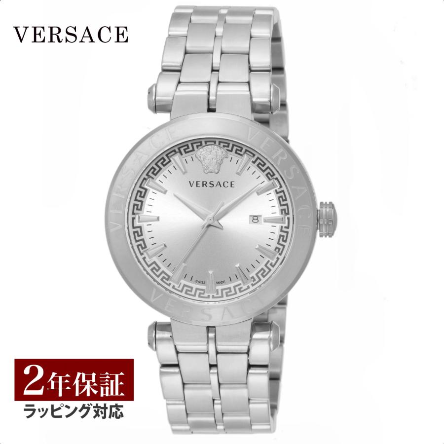 VERSACE ヴェルサーチェ ヴェルサーチ メンズ 時計 AION Chronograph アイオン クロノグラフ クォーツ シルバー VE2F00321 腕時計 : U ...