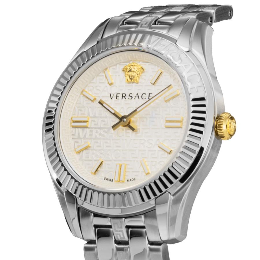 VERSACE ヴェルサーチェ メンズ 時計 グレカ タイム Greca Time クォーツ シルバー VE6C00323 腕時計 ブランド ...