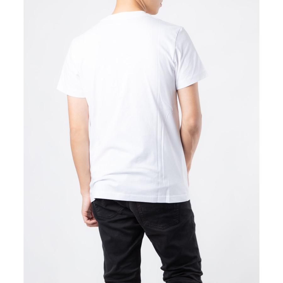 DIESEL ディーゼル A03766 0AAXJ Tシャツ メンズ トップス 半袖 クルーネック XS S M L XL T-DIEGOR-DIV T-SHIRT ホワイト グレー ブラック ...